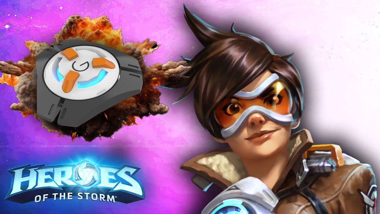Tracer's Explosive Parting Gift Display! | Heroes of the Storm (Hots ...