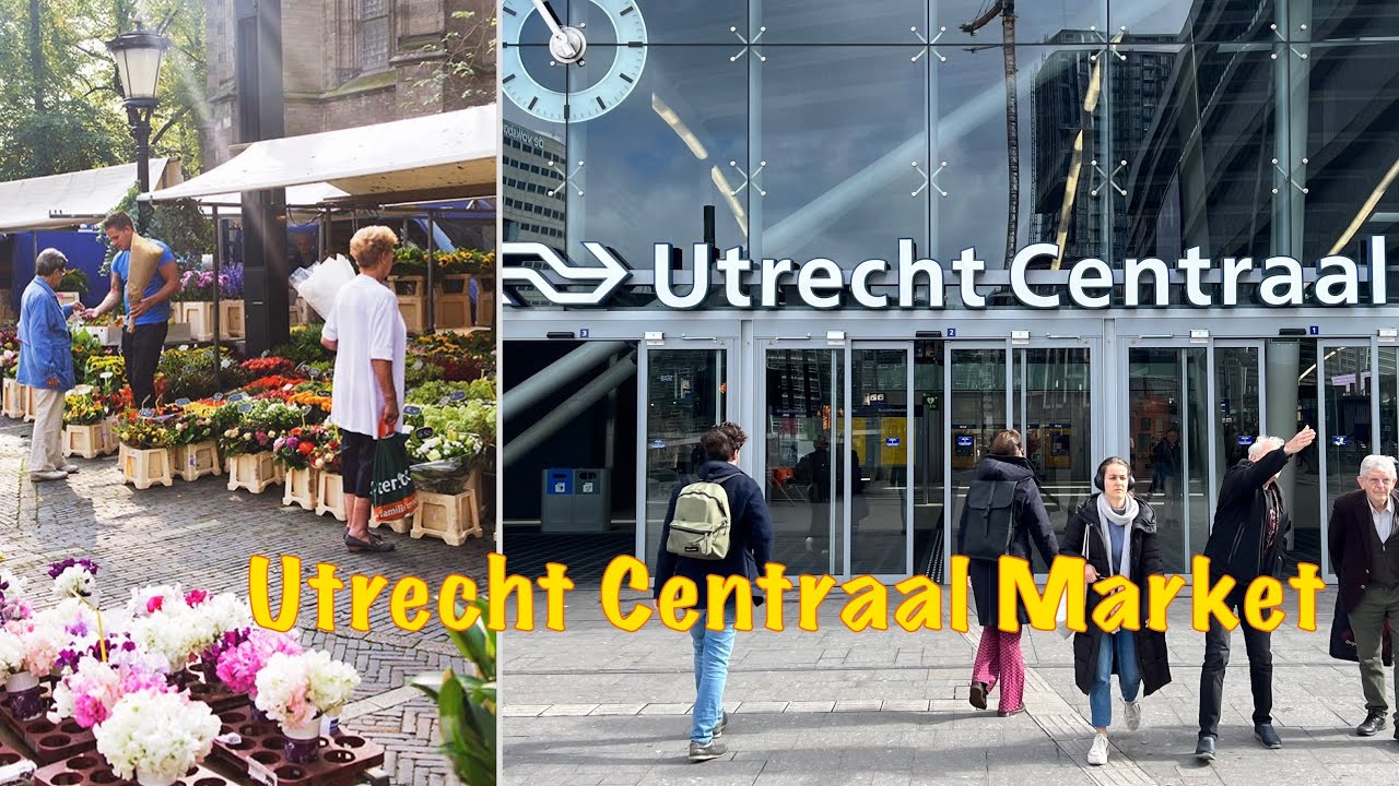 2023 Utrecht Centraal Vredenburg Market - Walking Tour | Netherlands ...