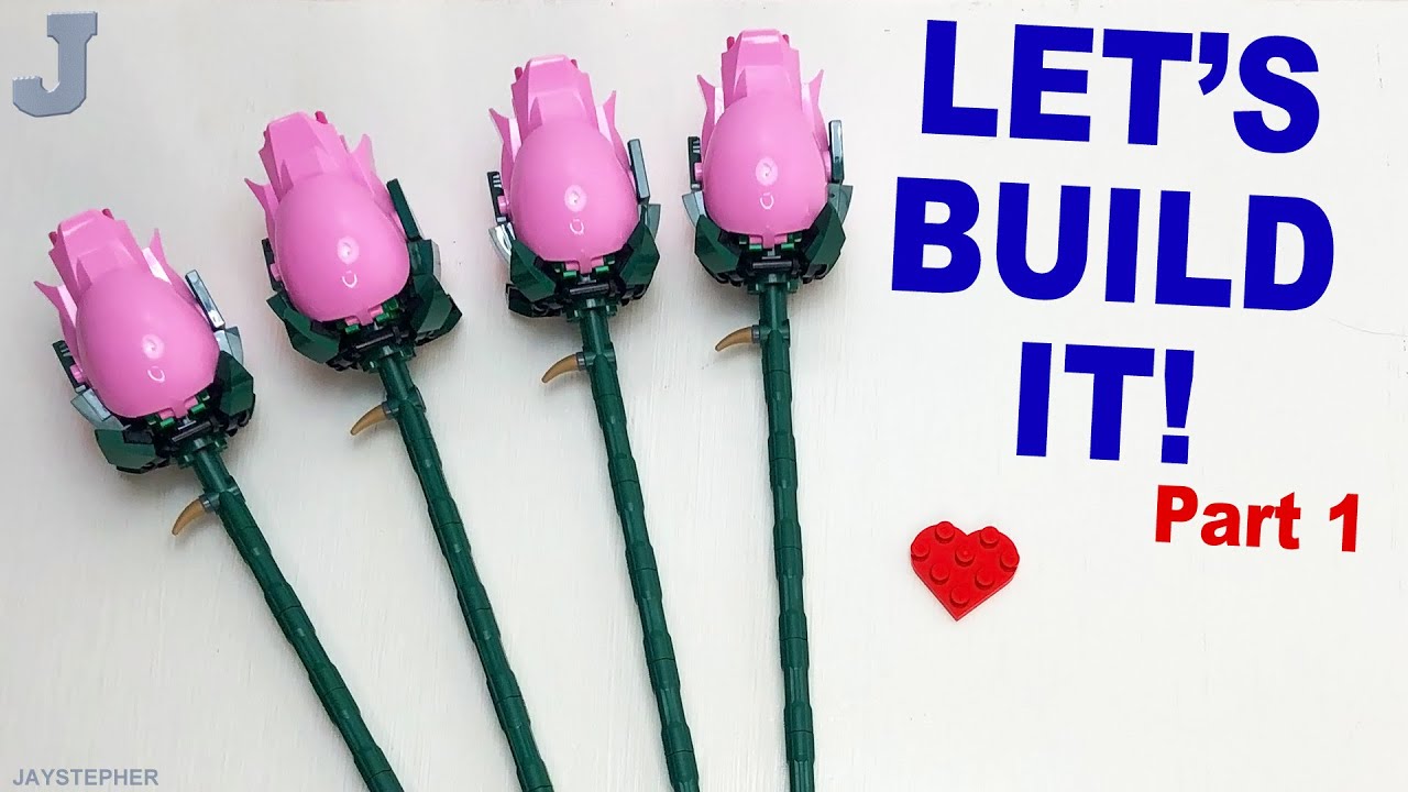 LEGO Botanicals 2025 Bouquet Of Pink Roses 10374 Unboxing & Build Part ...