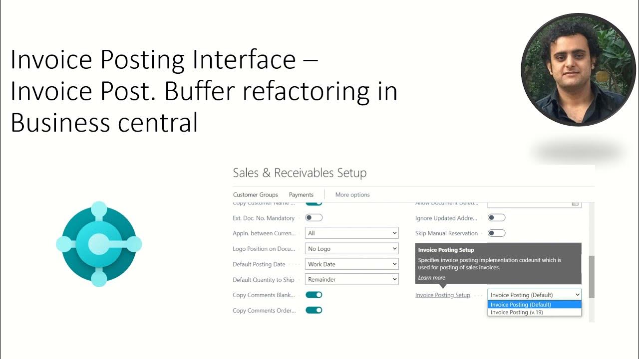 Invoice Posting Interface : Invoice Post Buffer refactoring in Business central - YouTube