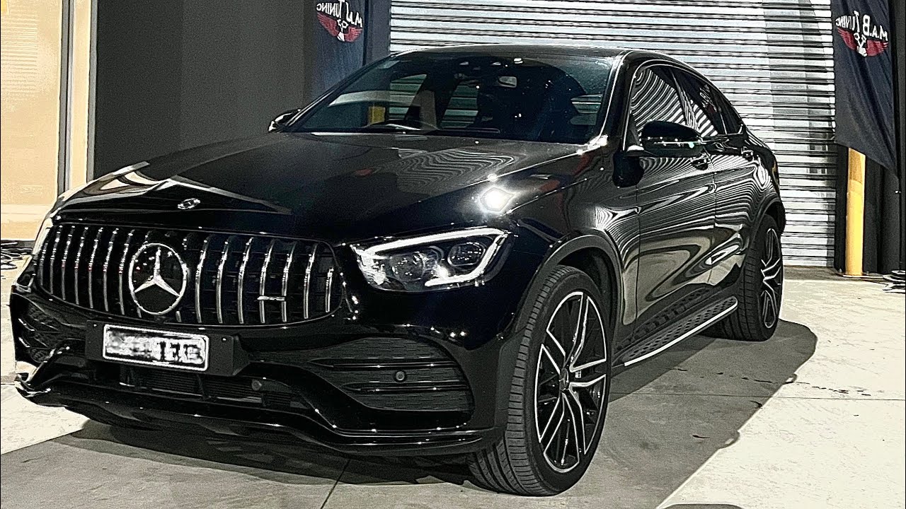 2021 Mercedes GLC 43 AMG - Catless downpipes - YouTube