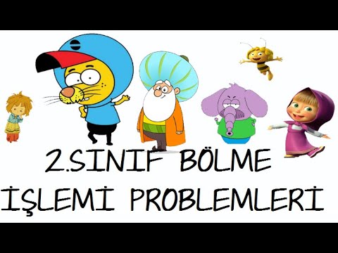 Sevilen Çizgi Karakterler Temalı 2.Sınıf Bölme Problemleri - Ders Zili Tv