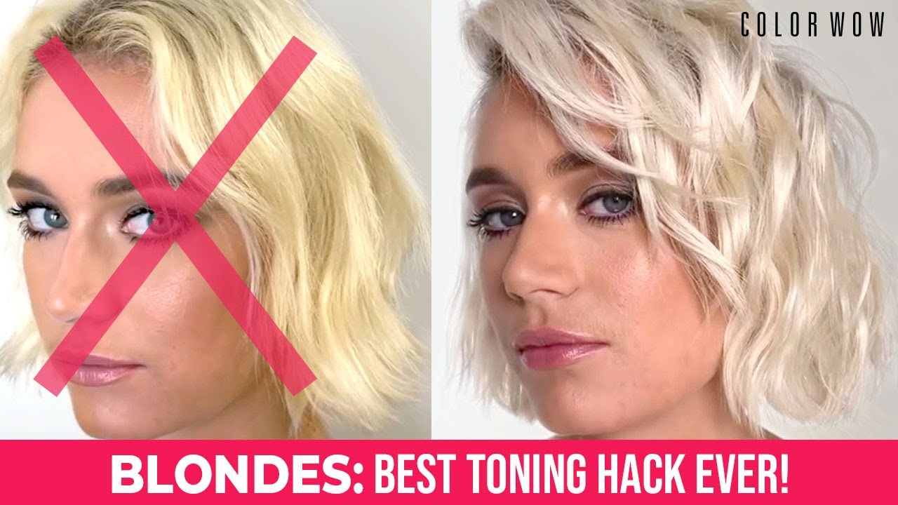 How to fix brassy/yellow hair fast! Brighten and restore blonde hair ...