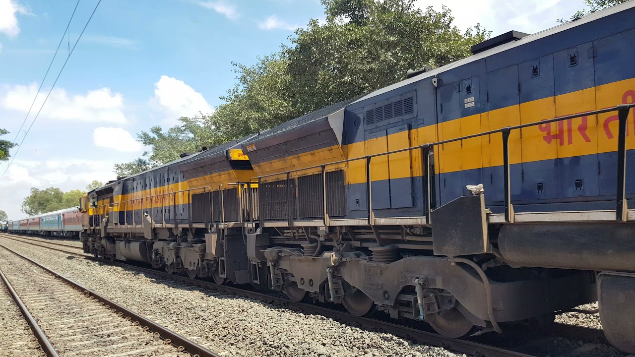Indian Railway Goods Train At Wathar Railway Station - YouTube