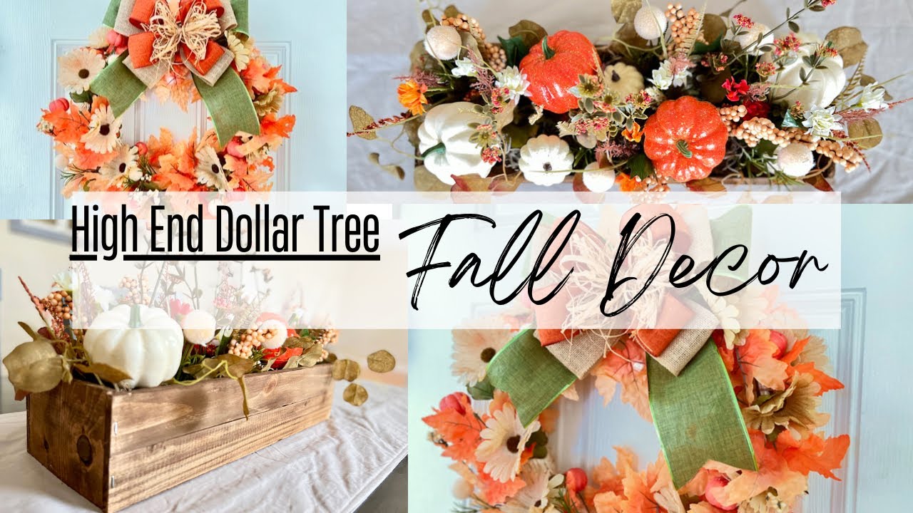 Must Try Fall Decor | DIY Fall Decor Dollar Tree | Dollar Tree Fall ...
