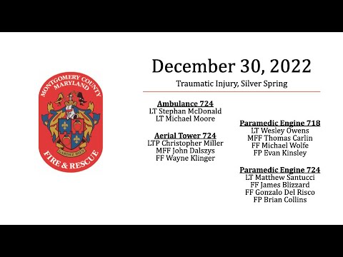 December 30, 2022. Traumatic Injury, Silver Spring - YouTube