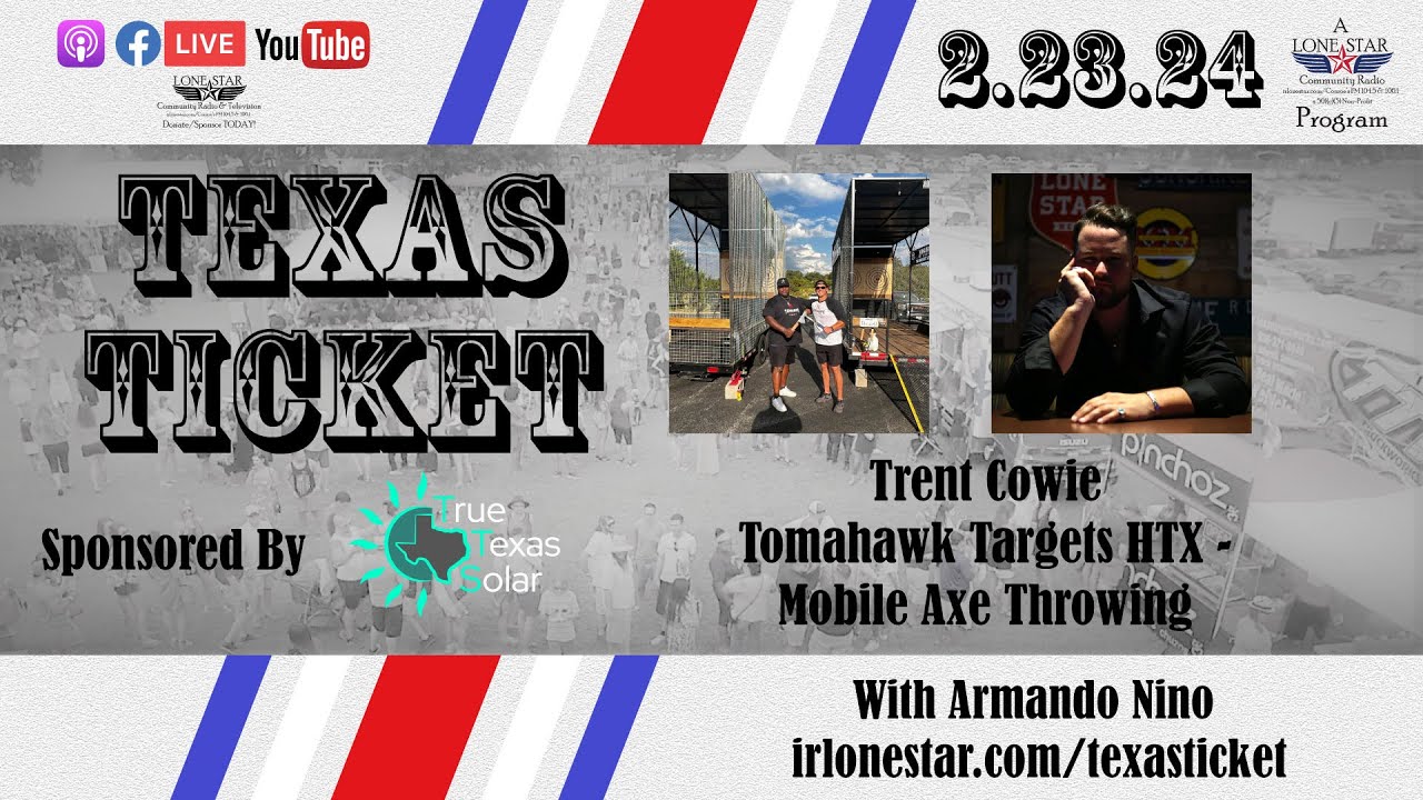 2.23.24 - Texas Ticket on Lone Star Community Radio - YouTube