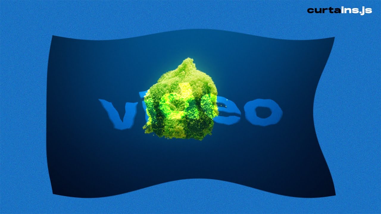 Mousemove Liquid Distortion Effect In Video Using Curtainsjs Videoplane Tutorial Youtube