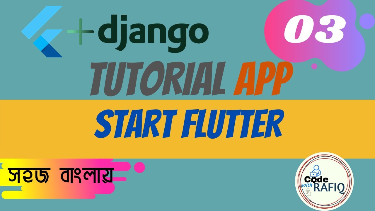 Flutter Django Programming Tutorial App In Bangalবাংলা🔥🔥 Part 3 2733