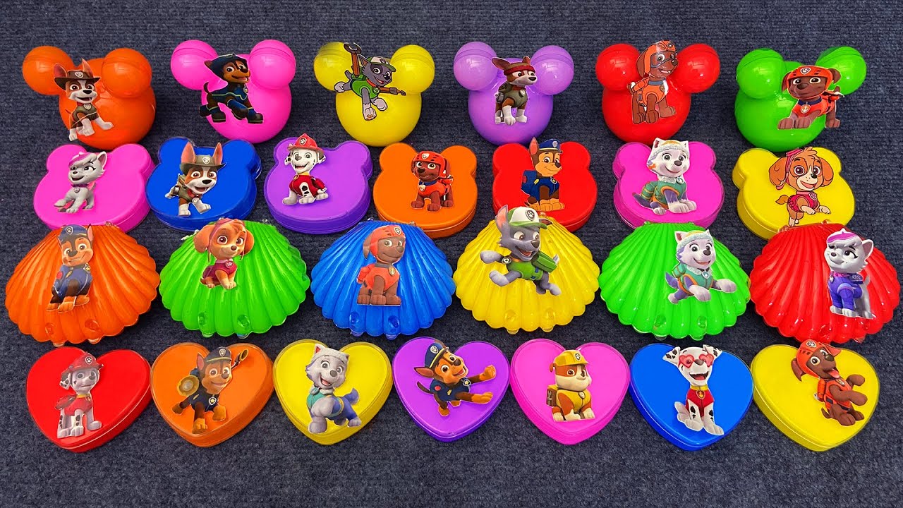 Slime Magic with Paw Patrol! Ryder, Chase, Marshall & Friends in Clay ...