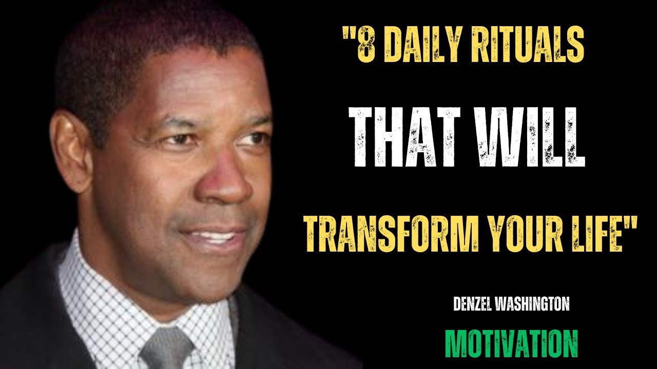 "8 Daily Rituals That Will Transform Your Life" powerful motivational ...