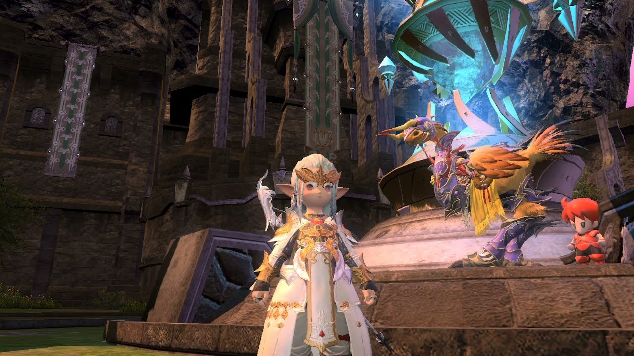 FFXIV: WHITE MAGE - How To HEAL at Level 50 - Raid/Trial 8 Players ...