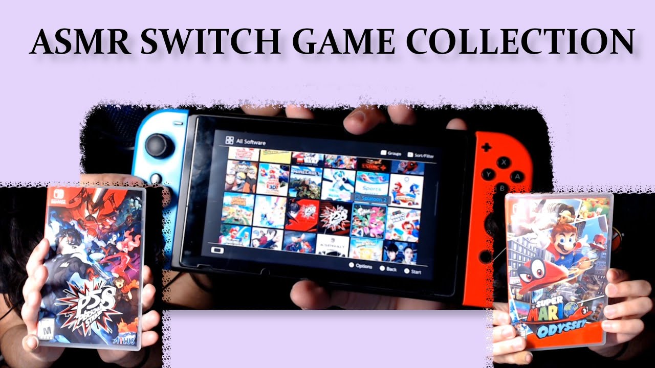 ASMR VIDEO GAME COLLECTION ~SWITCH GAMES~ (whispering and tapping ...