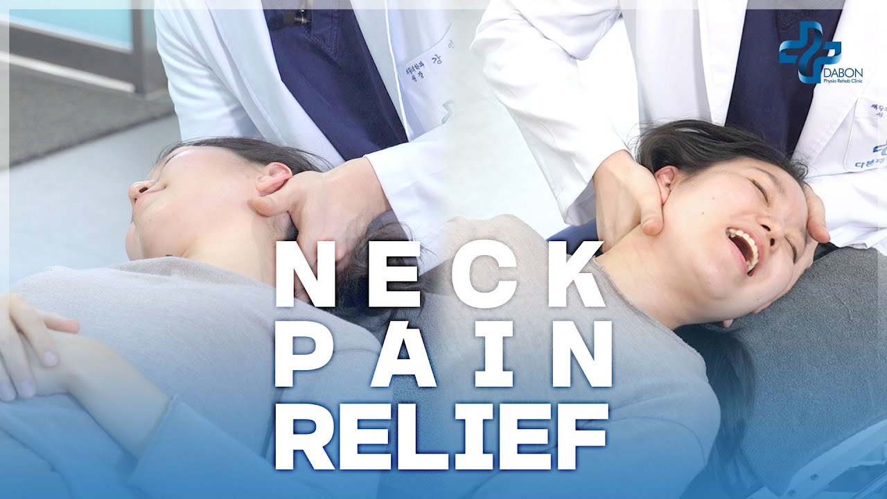TMJ & neck adjustment for desk job pain - YouTube
