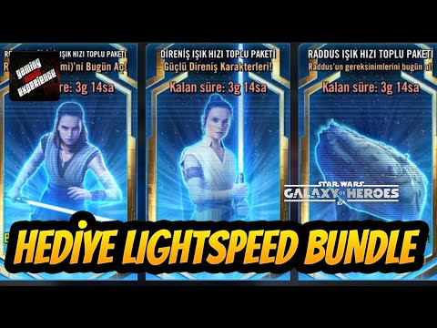 Yeni Lightspeed Bundle'lar - Star Wars Galaxy of Heroes - SWGOH - YouTube