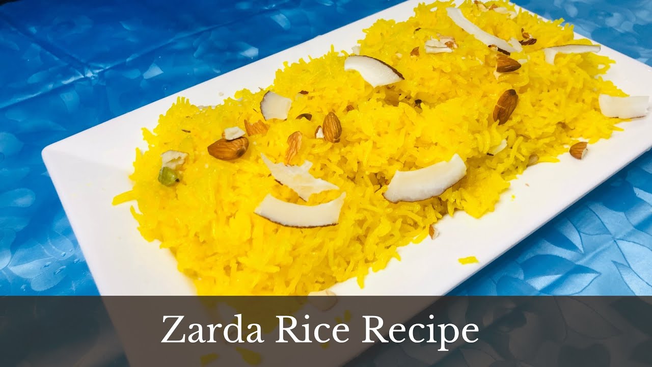 Zarda Rice Recipe|| شادیوں والا زردہ|| ज़र्दा रेसिपी||Daily Vlogs In ...