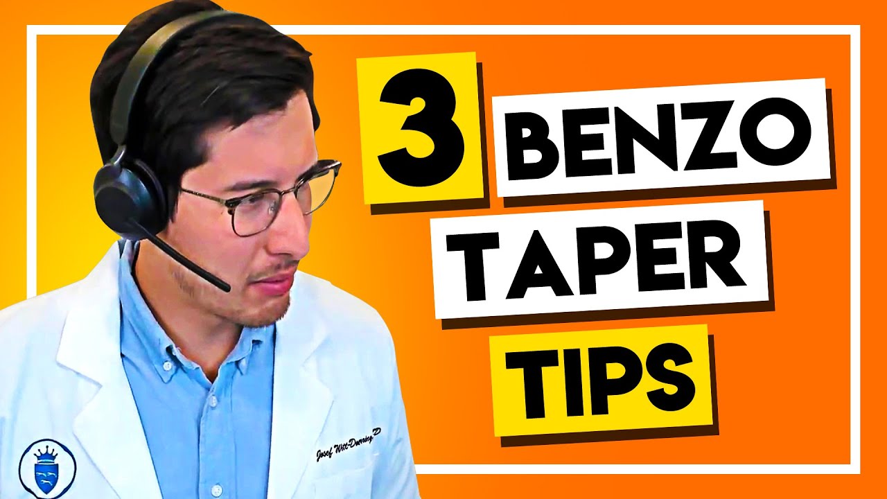 Three things to consider before starting your benzodiazepine taper ...