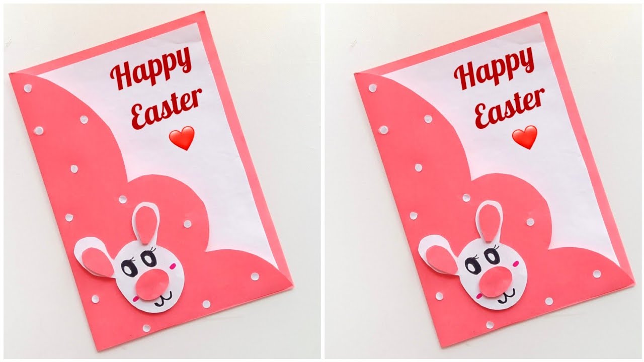 Happy Easter Greeting Card • How to make Easter Card • handmade easter ...