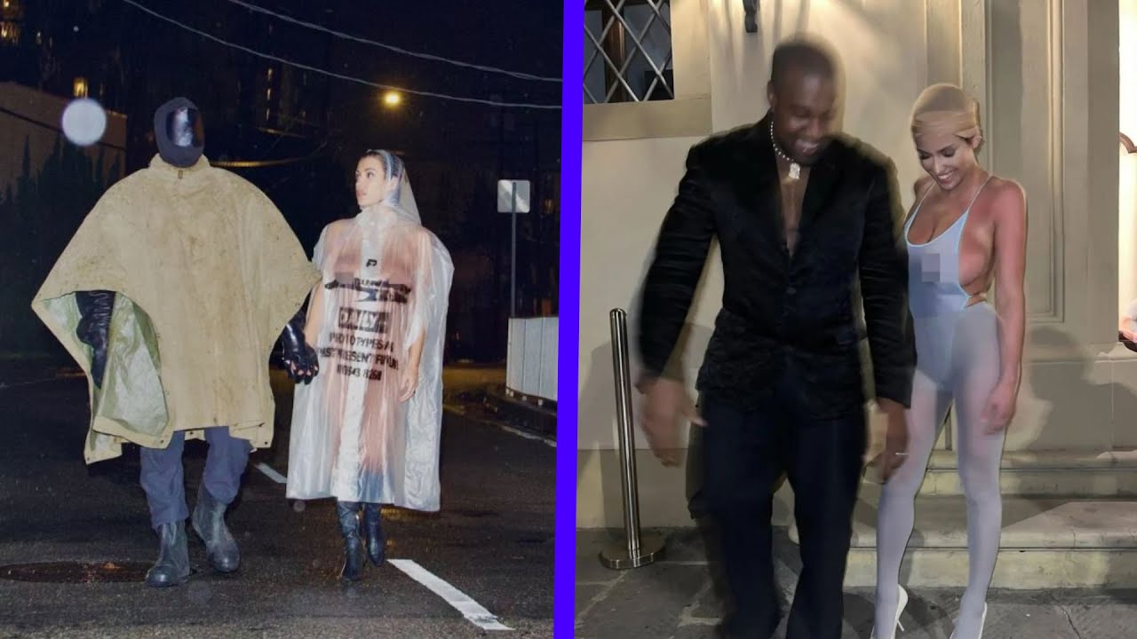 Bianca Censori Puts Everything On Display In A Clear Raincoat While Out ...