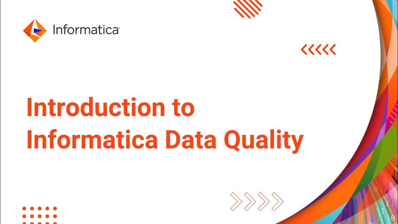 Introduction to Informatica Data Quality - YouTube