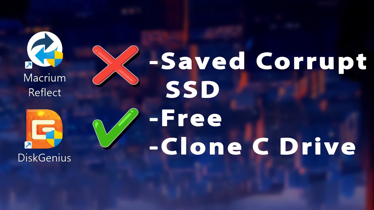 This FREE software saved cloned my corrupt SSD, Better than Macrium ...