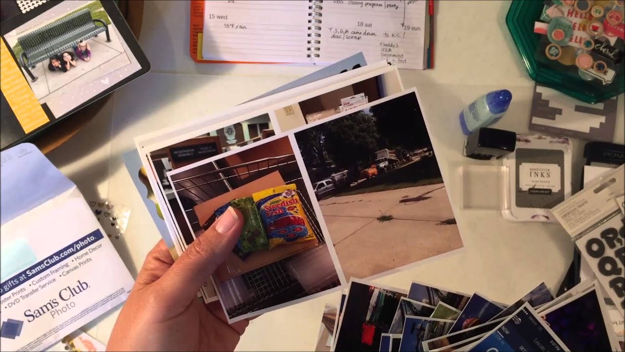 How I Print Photos for Project Life - YouTube