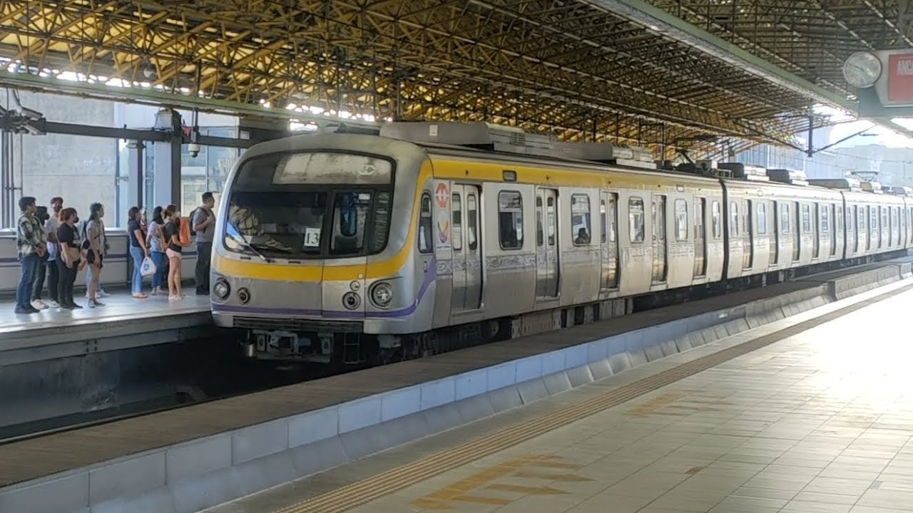 LRT2 TS#13 arriving at Pureza Station Eastbound (01/28/2024) - YouTube