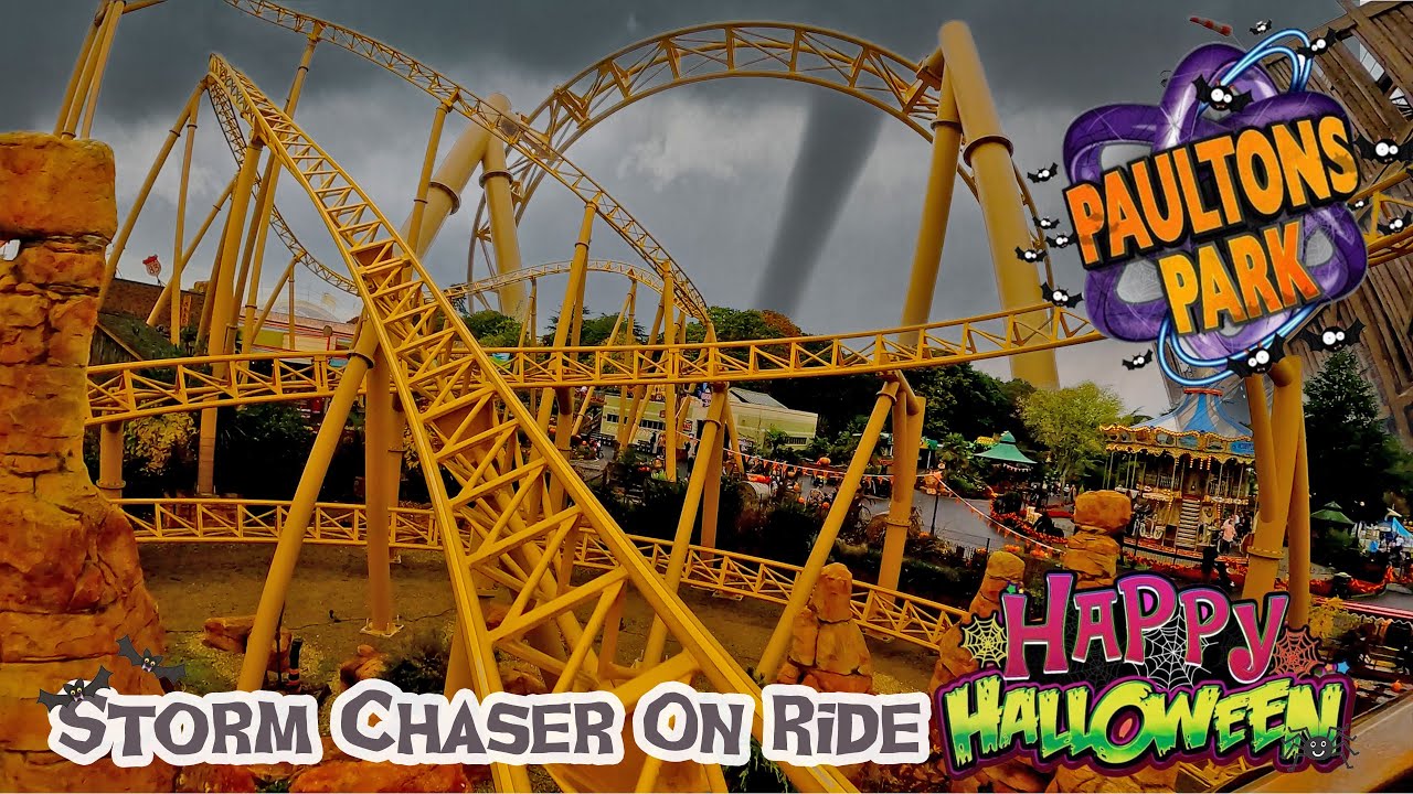 Storm Chaser Halloween On Ride at Tornado Springs Paultons Park (Oct ...