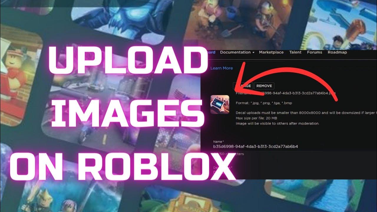 How to Upload Images to Roblox (Upload Decals) - YouTube