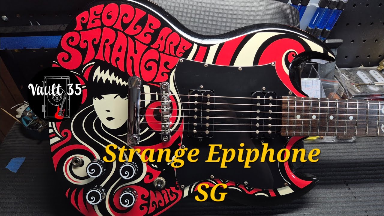 EP64.5 Epiphone the Strange. Epiphone SG guitar repair and setup Pt1 ...
