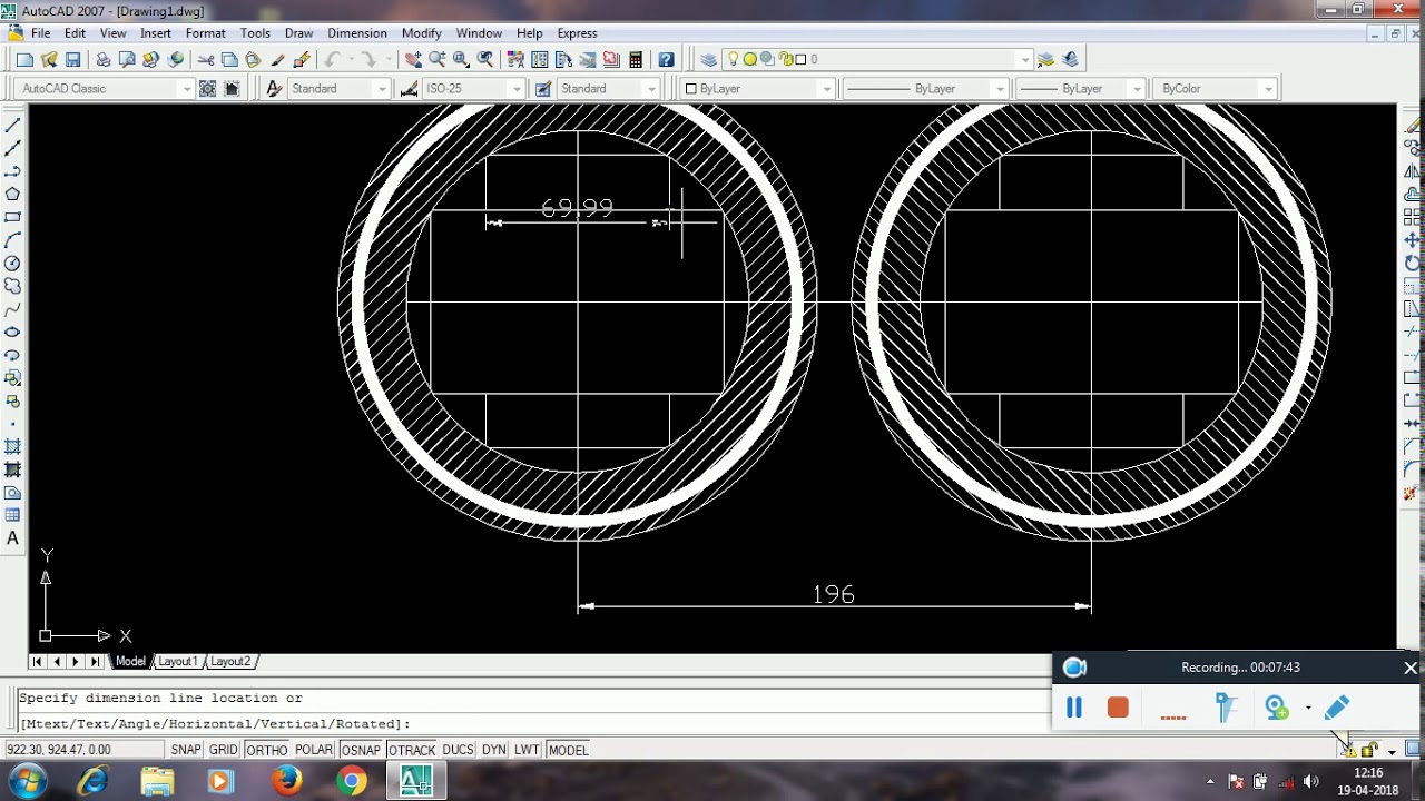 Auto CAED ( Single-Phase core type transformer) - YouTube