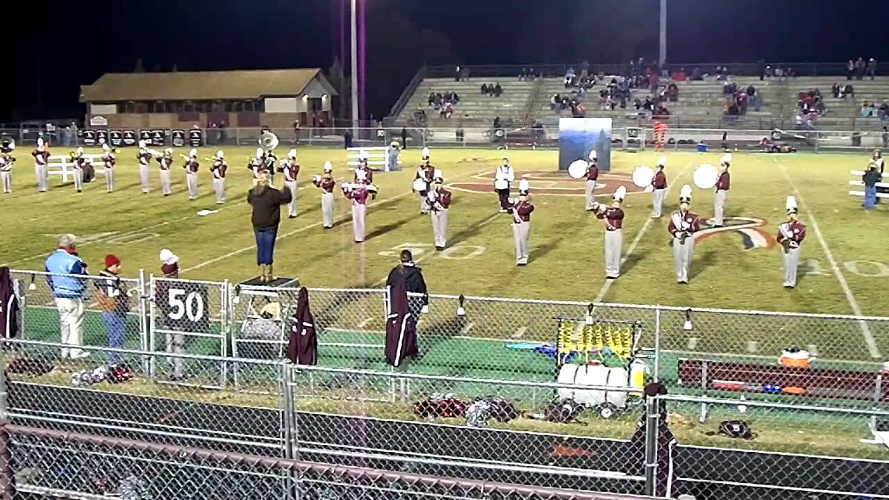 Swain County High School Maroon Devil Marching Band Half time Show 11-4 ...