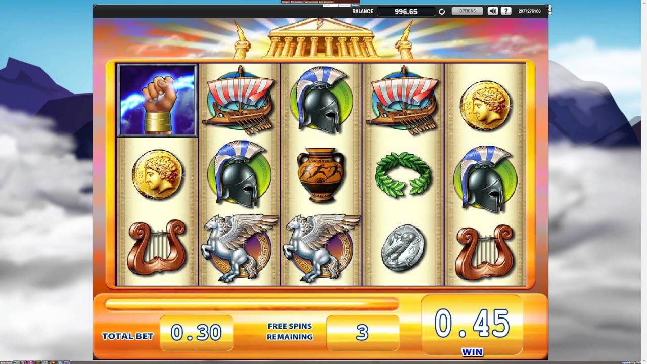 Zeus Slot Review WMS slot - YouTube