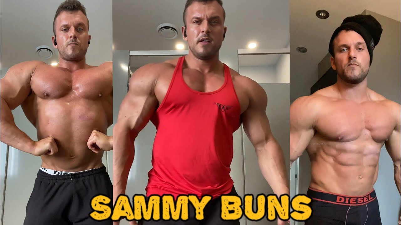 Handsome and Strong Bodybuilder Flexing His Muscles | SAMMY BUNS ...