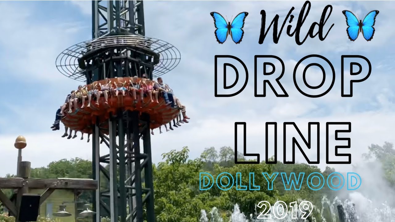 Drop Line Tower At Dollywood 2019 - YouTube