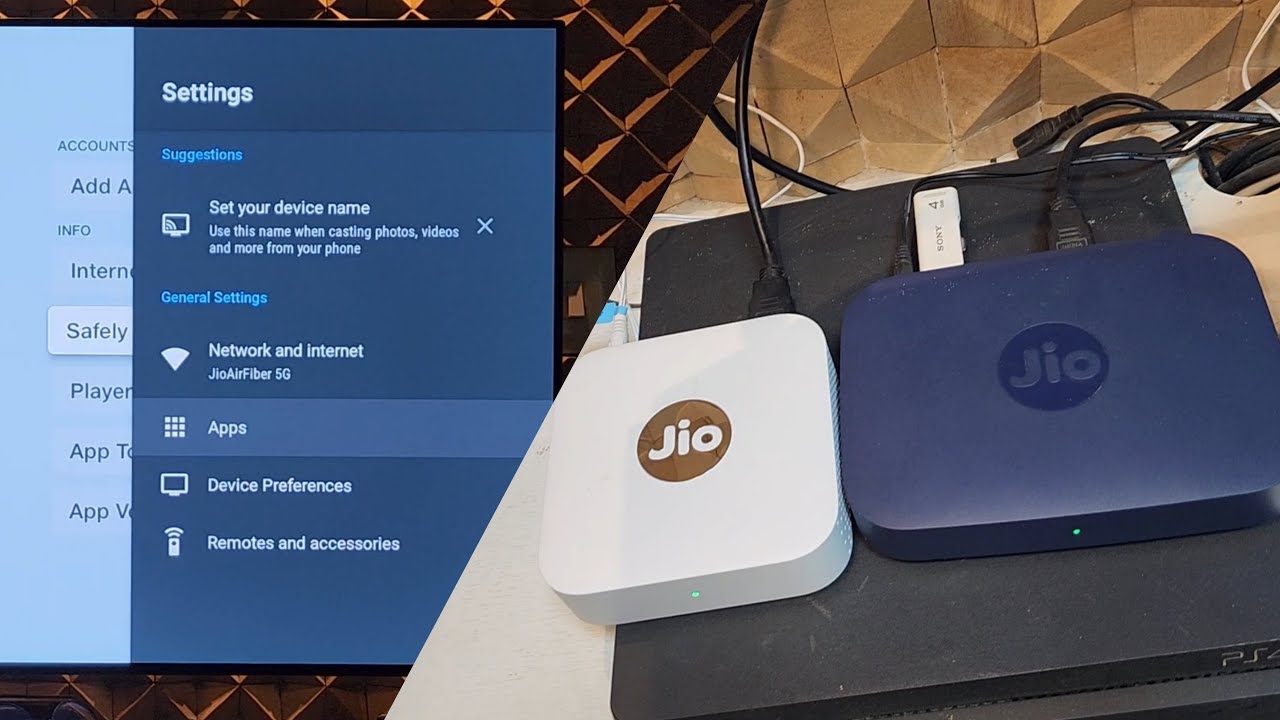 Access hidden options and settings in jio fiber and airfiber set top ...