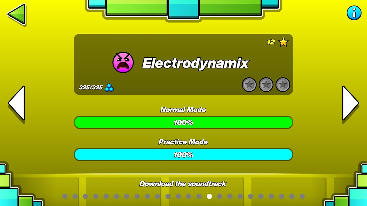 (Geometry Dash) Electrodynamix 100% - YouTube