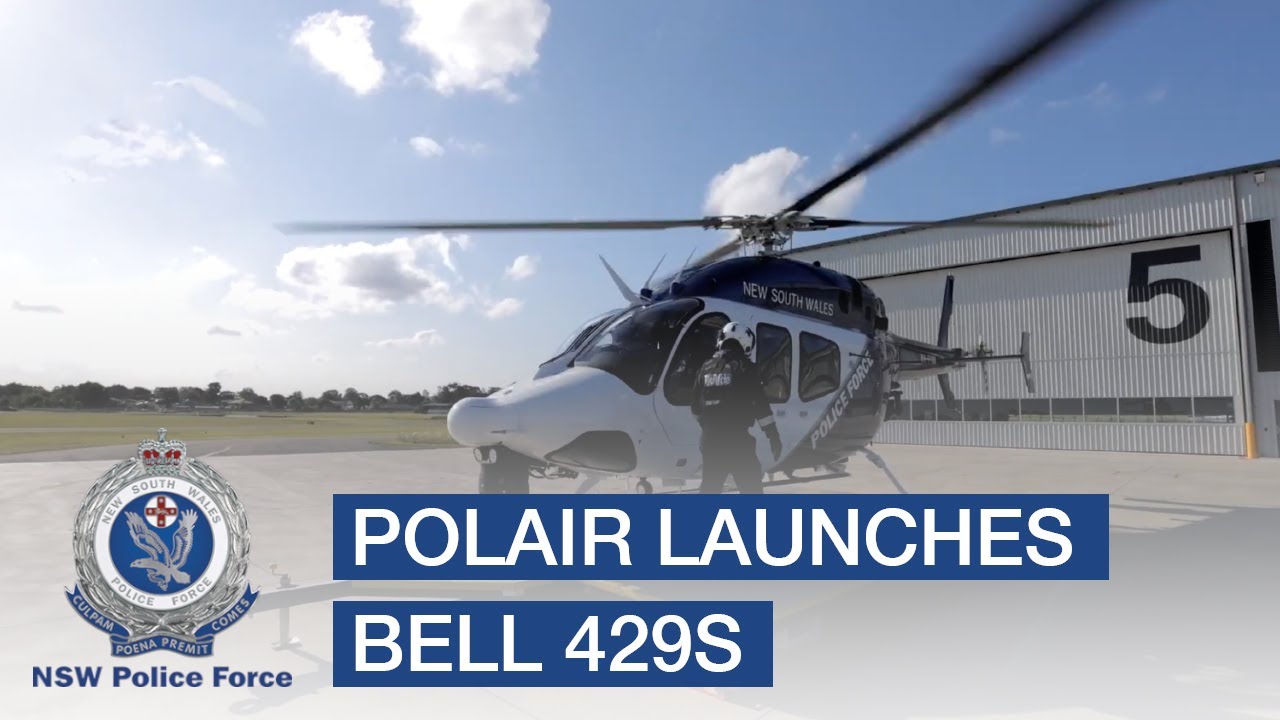PolAir launches Bell 429s - NSW Police Force - YouTube