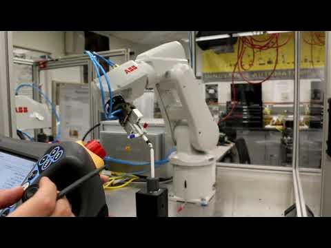 Industry Robot ABB 3 Lab - YouTube