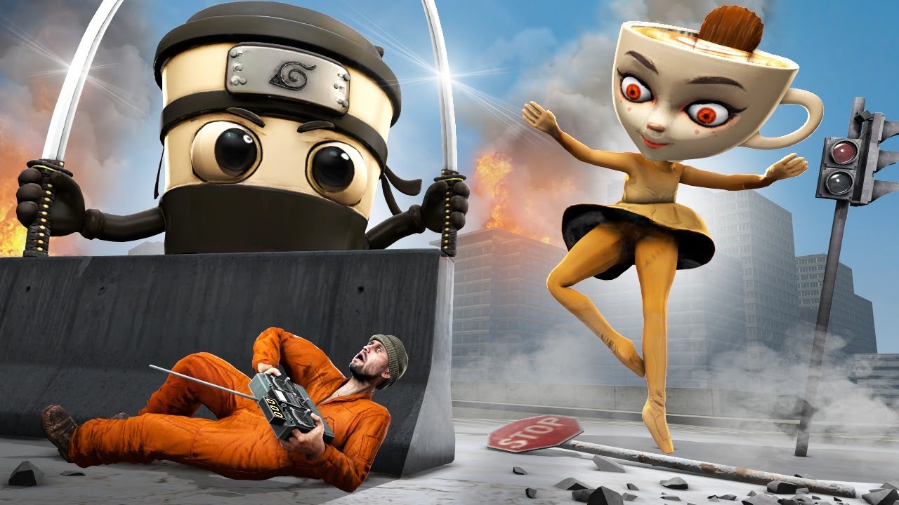 DESCUBRIMOS a BALLERINA CAPUCHINA vs CAPUCCINO ASSASSINO con un DRON ...