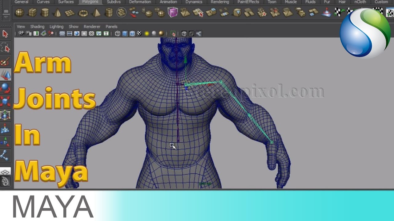 Rigging In Maya Chapter 03 Arm Joints Youtube