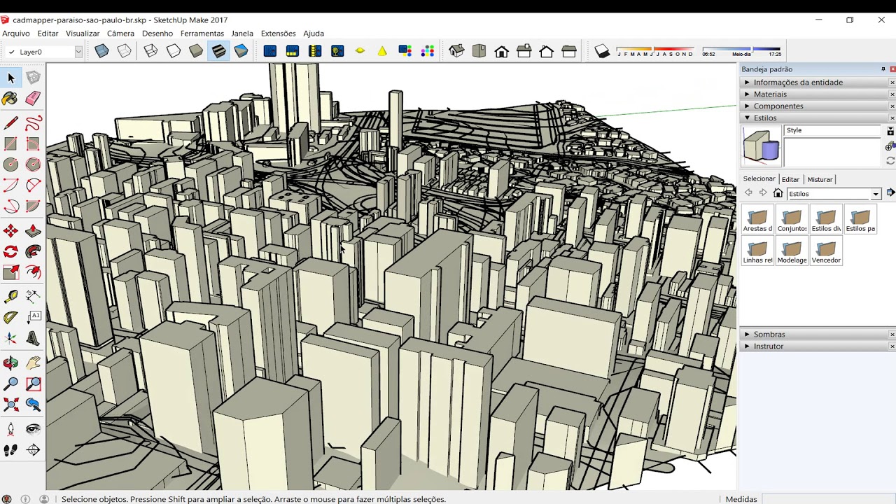 Como baixar topografia e prédios em 3D (Cadmapper) - YouTube