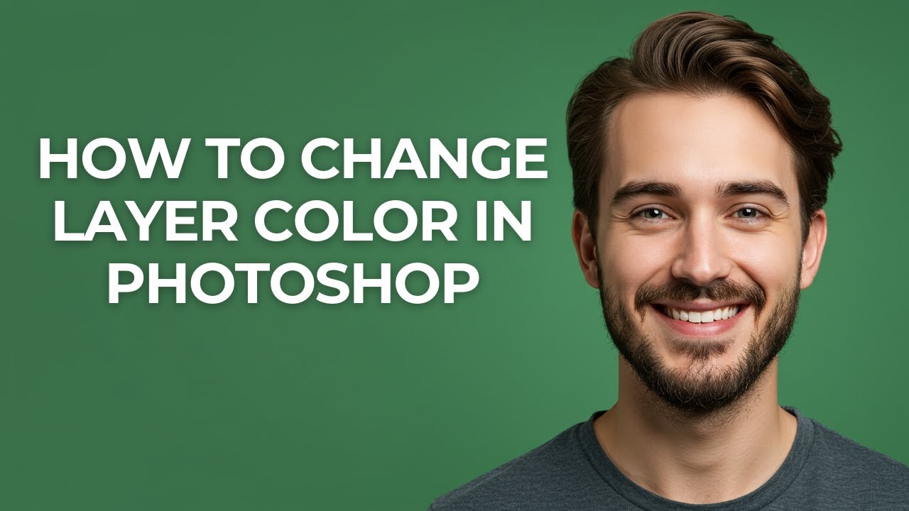 How To Change Layer Color In Photoshop - GUIDE! - YouTube