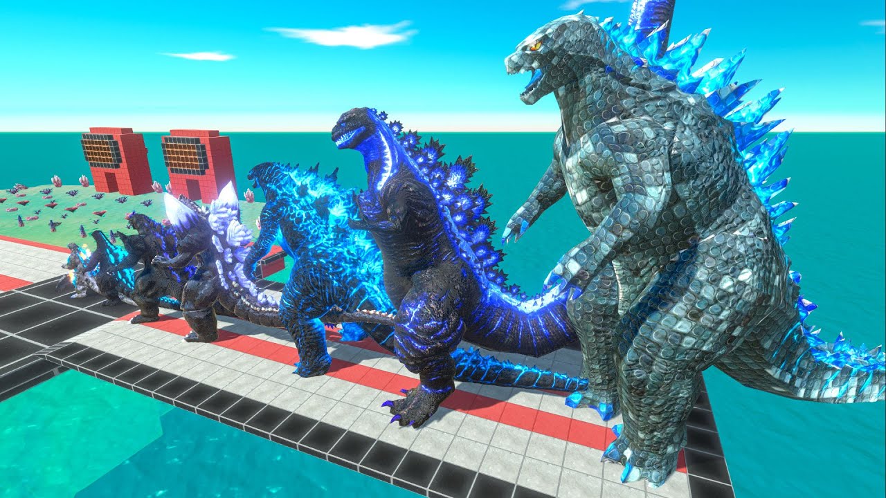 EVOLUTION of LEGO GODZILLA 2014 Size Comparison vs Team BIOLLANTE x ...