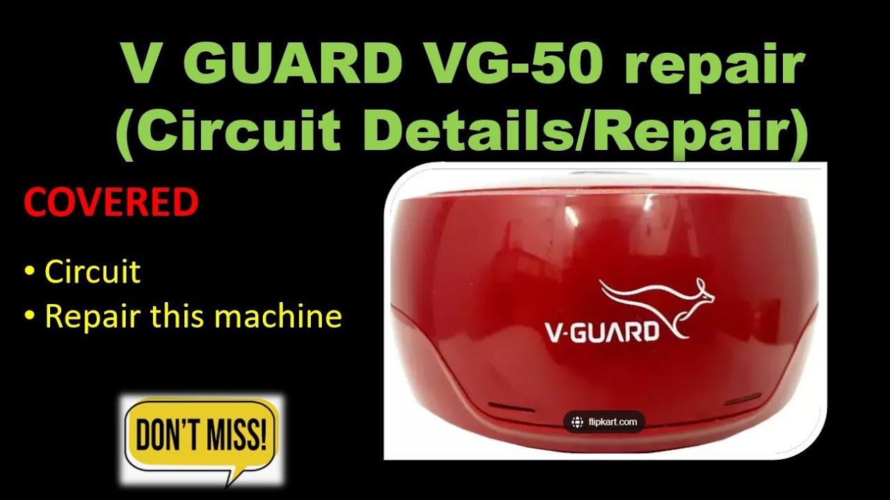 Repair VG 50 VGuard Stablizer // Delay circuit analysis - YouTube