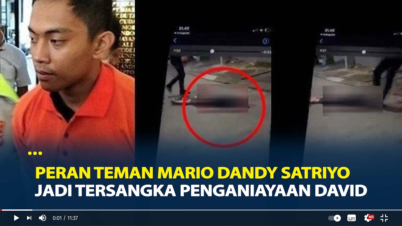 Sean Lukas Rekam Keberutalan Mario Dandy Satriyo Saat Penganiayaan ...