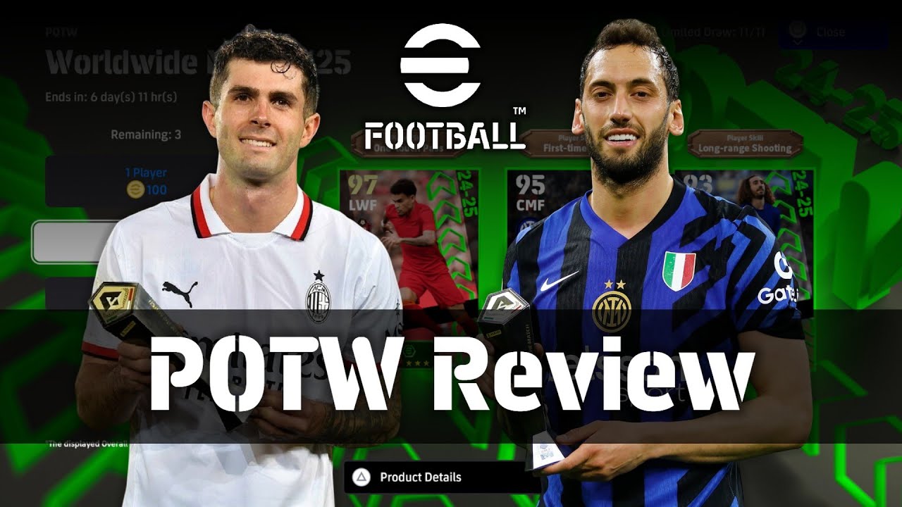eFootball POTW Pack Review 13/03/2025 - YouTube