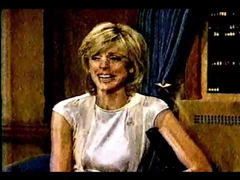Marla Maples Trump on Late Night January 26, 1996 (no intro)