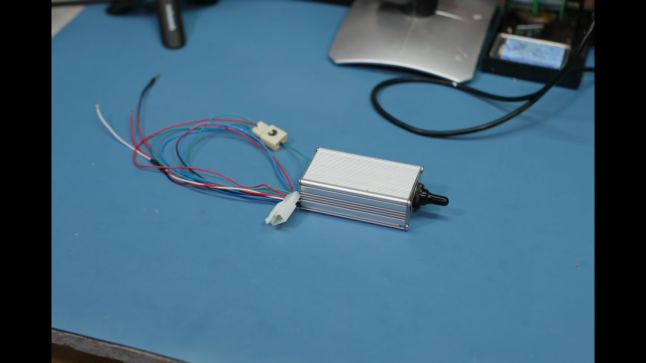 ebike dual motor control with 3 speed switch v2 finished - YouTube