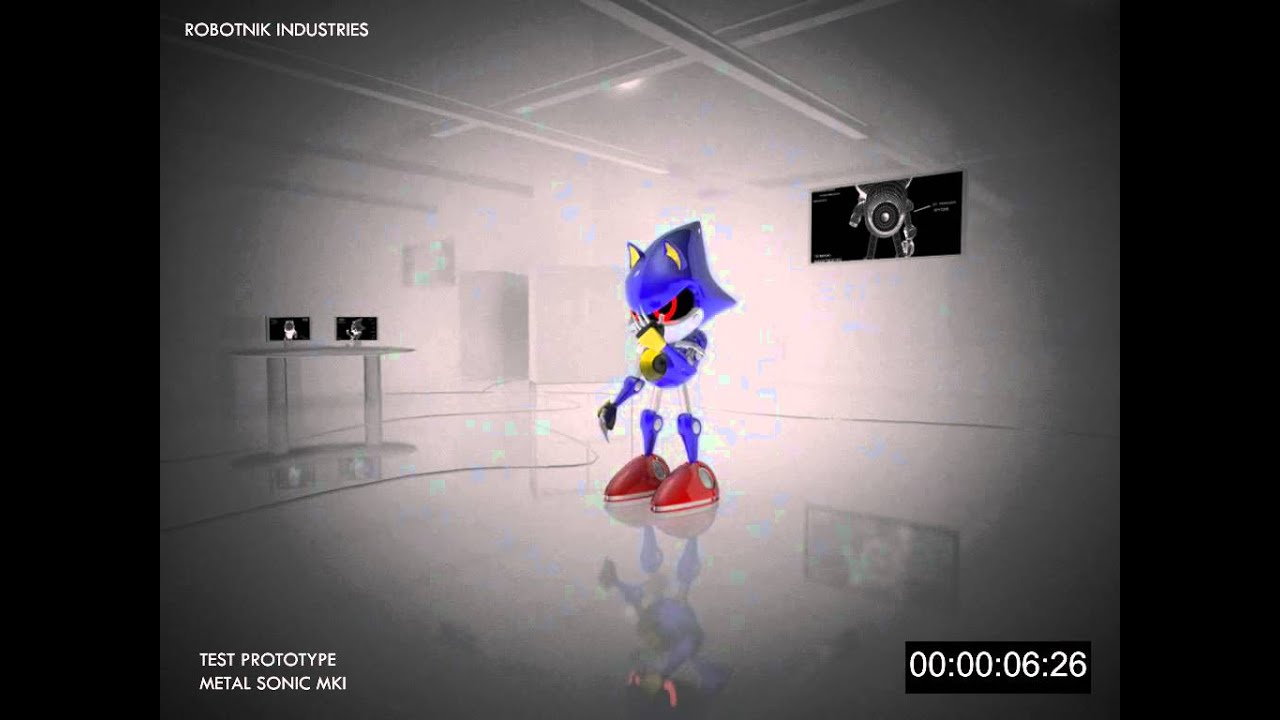 Sonic CD - Metal Sonic Animation - YouTube